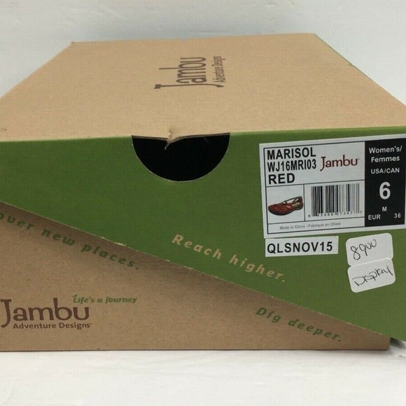 Jambu | Shoes | Jambu Womens Marisol Red Memory Foam Shoes S 6 | Poshmark